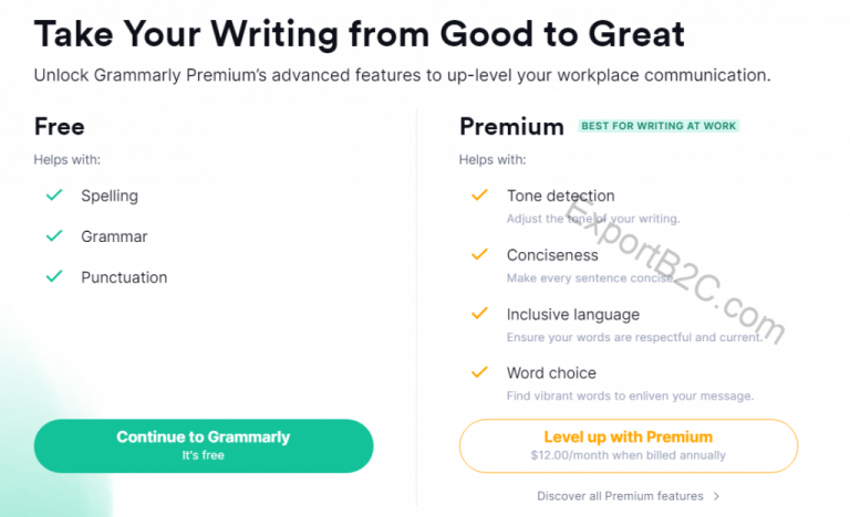 Grammarly使用教程-强大的英文写作/语法检查校对工具